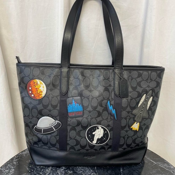 Coach | Bags | Euc Collectible Coach X Nasa Space Patch City Zip Tote ...